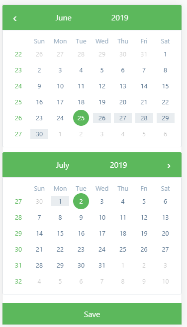 How to configure full screen Daterangepicker in mobile devices? · Issue ...