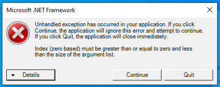 .NET unhandled exception when attempting to show warning message · Issue #24 · lithnet/idle ...