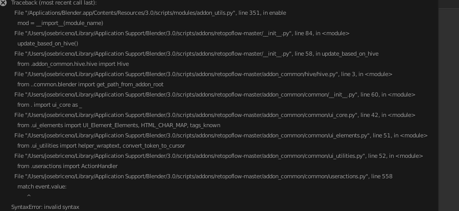 BUG, Retopoflow does not install in Blender · Issue #1202 · CGCookie/retopoflow · GitHub