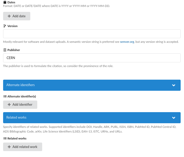 Remove fields in plain 'new upload' that look as they are required, but are not · Issue #1414 ...