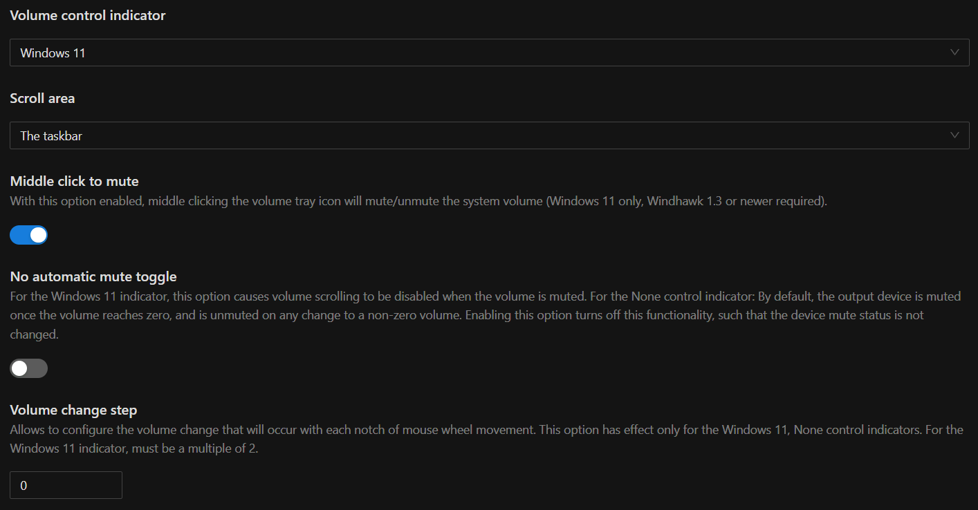 Wheeling in icons also control volume [Taskbar Volume Control] · Issue #172 · ramensoftware ...