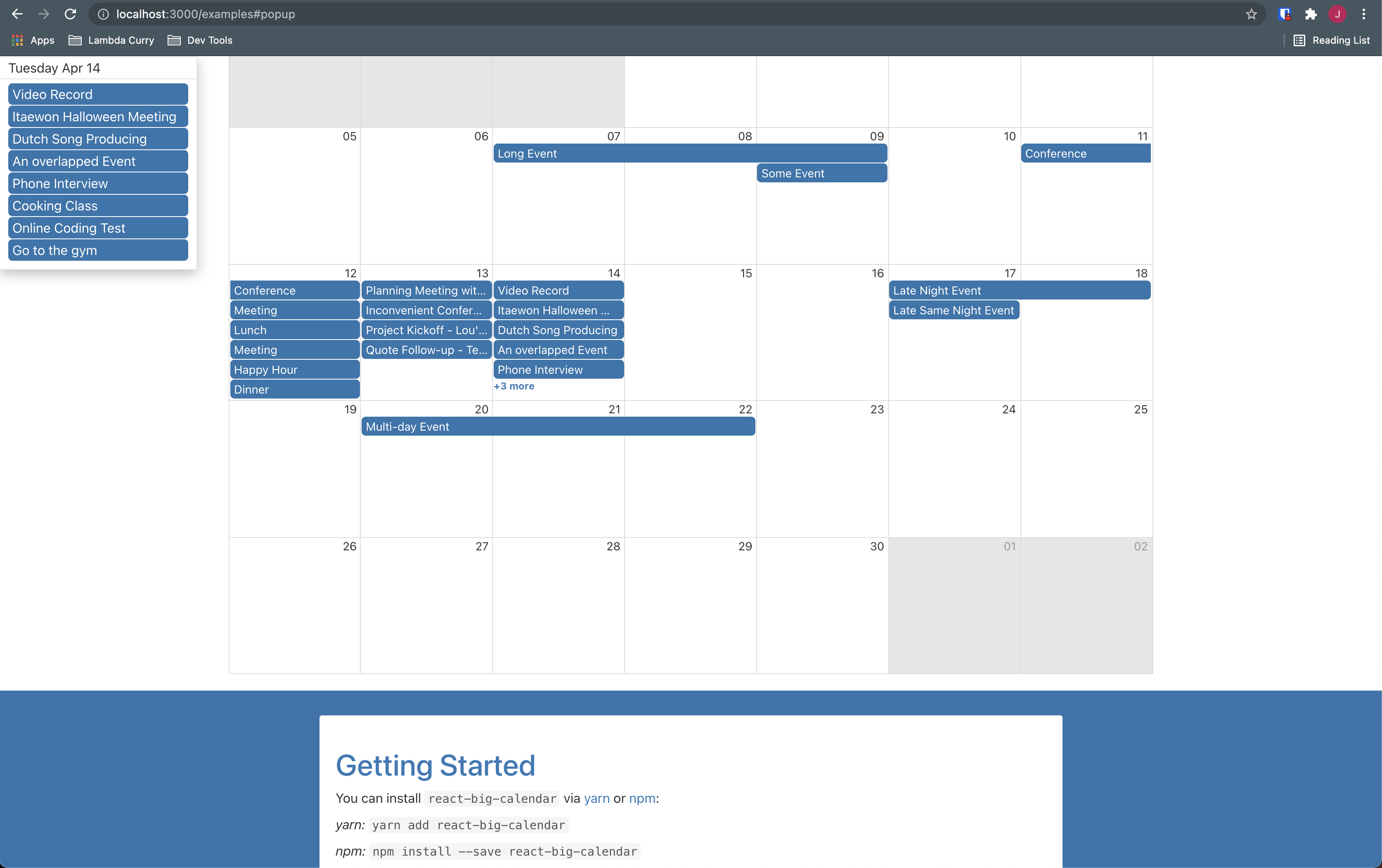 Popup repositions to top-left of window on resize · Issue #2018 · jquense/react-big-calendar ...