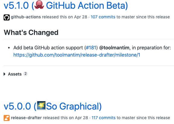 Release Author · Issue #260 · release-drafter/release-drafter · GitHub