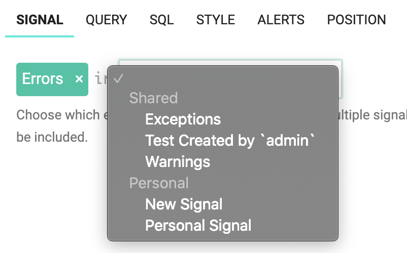 Cannot differentiate between shared signals and personal signals in the Signal Selector · Issue ...