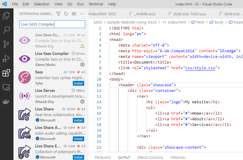GitHub - mohanshenoy/Sample-Website-Using-SASS: Sample website using SASS