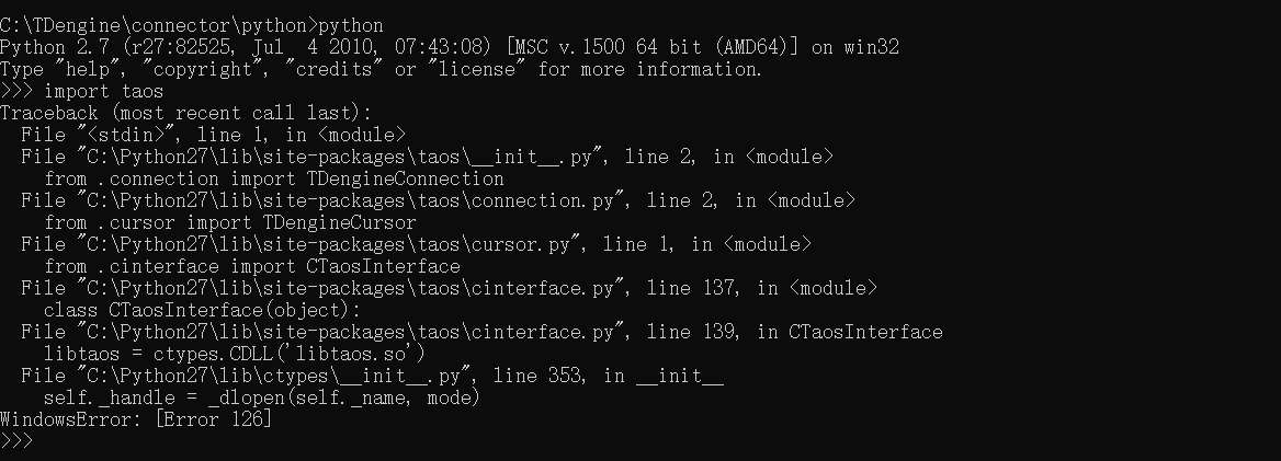 python package install was failed · Issue #246 · taosdata/TDengine · GitHub