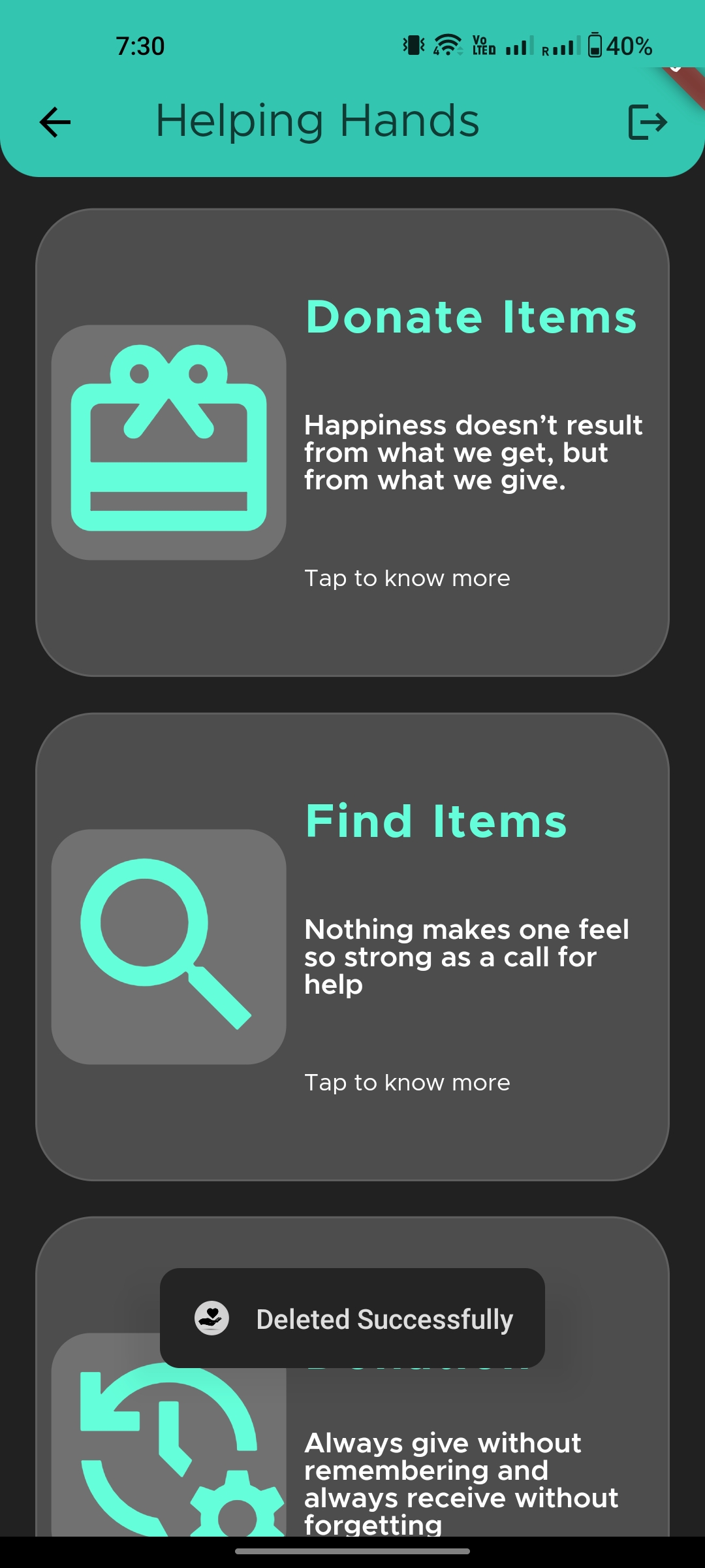 GitHub - Harsha-R-2020/Helping-Hands-App-main