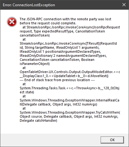 Support Request: Two error messages pop up when I start ...