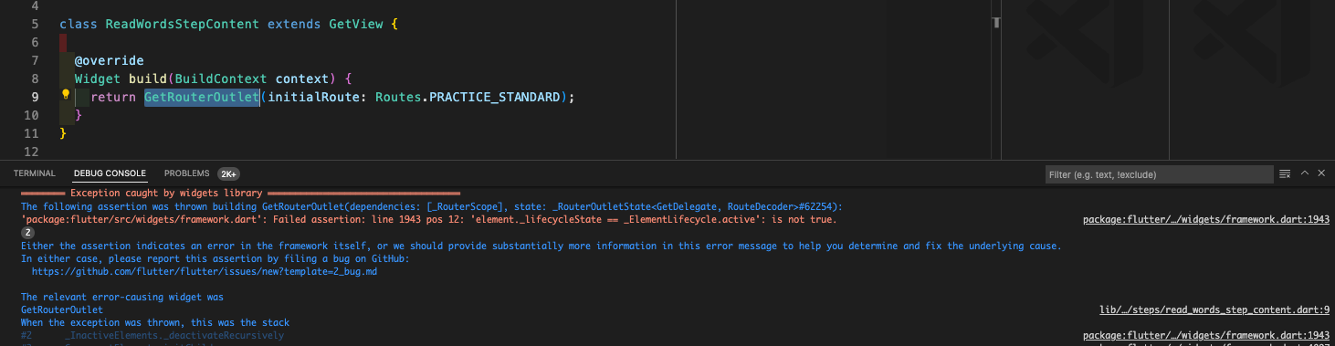 GetRouterOutlet error raised · Issue #2372 · jonataslaw/getx · GitHub