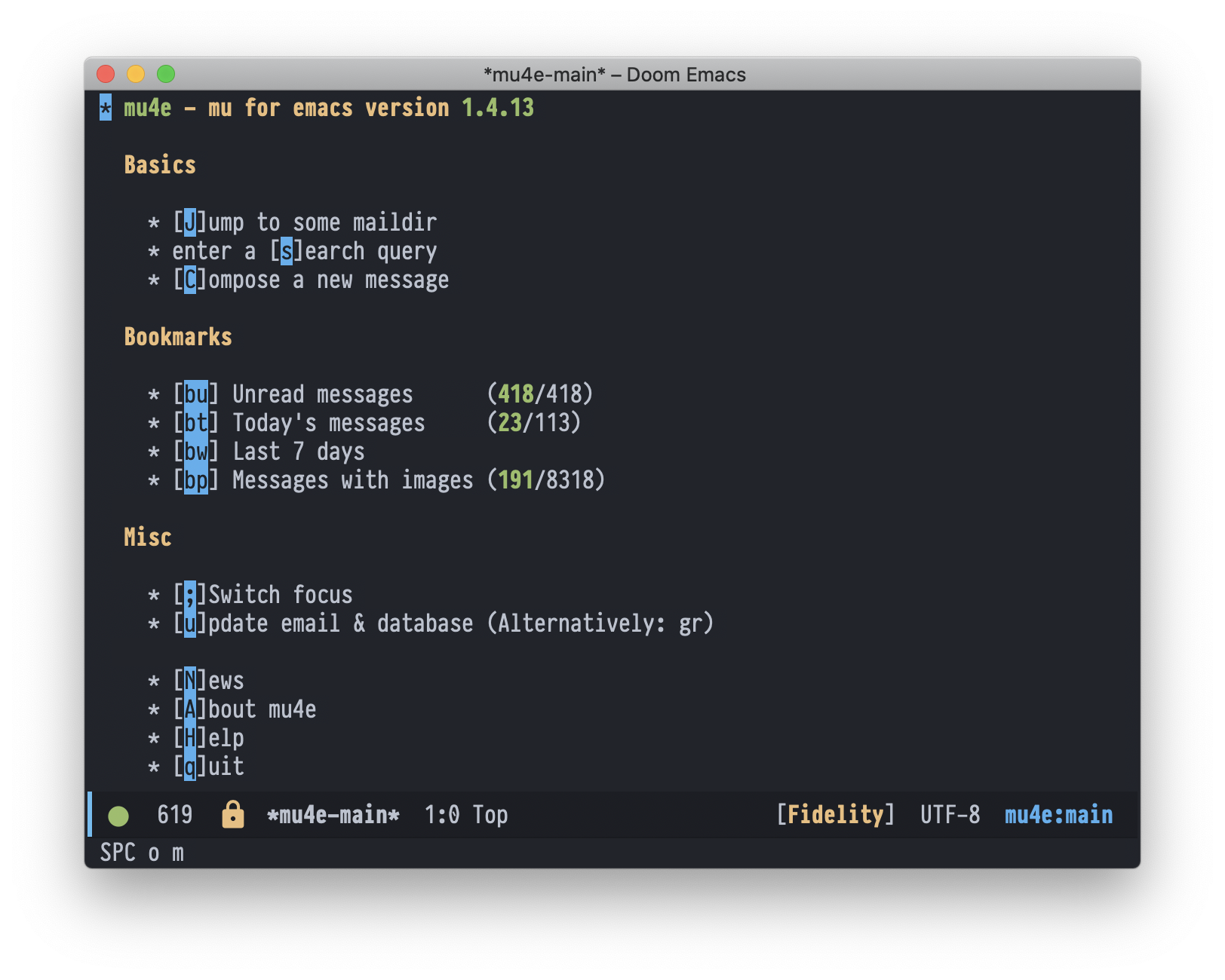 No font-lock mode in mu4e buffers · Issue #4045 · doomemacs/doomemacs · GitHub