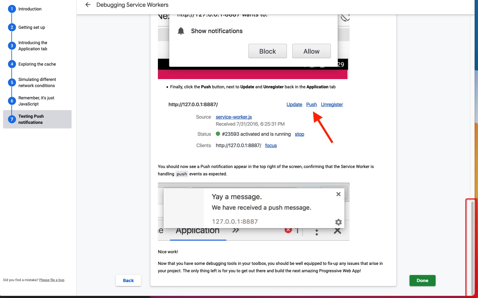 when click next ，need reset scroller · Issue #11 · googlecodelabs/debugging-service-workers · GitHub