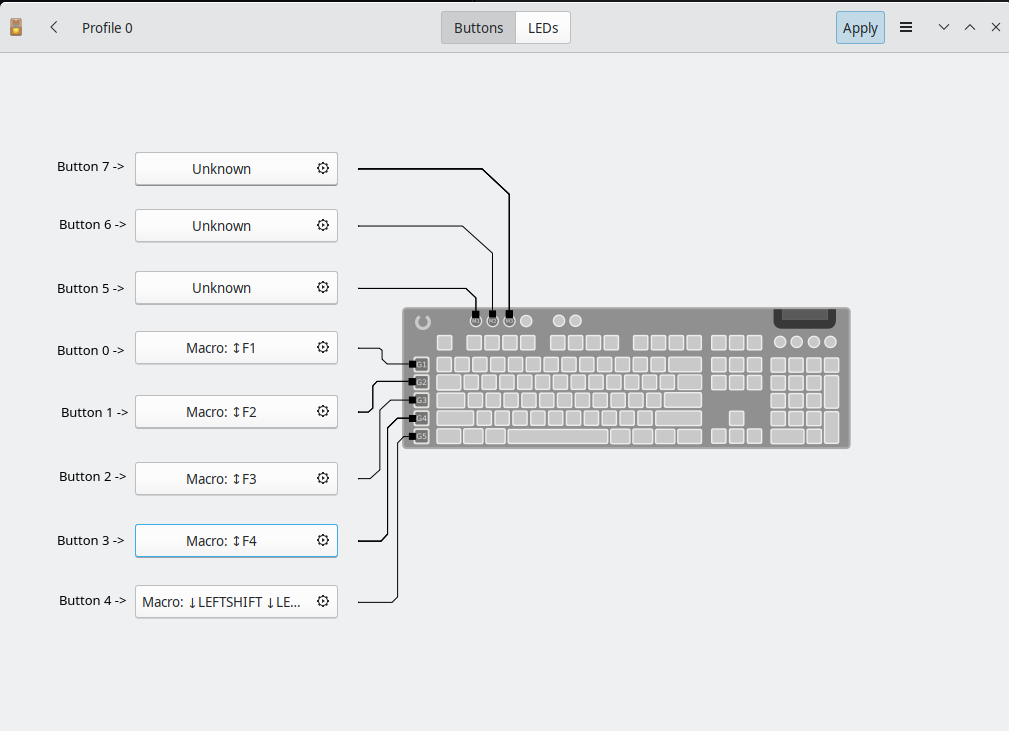 Please add support for mapping Logitech G915 keyboard macro keys with ...