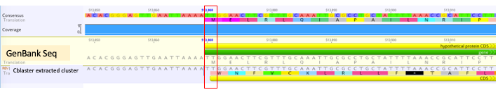 extract_clusters off by a bp · Issue #83 · gamcil/cblaster · GitHub