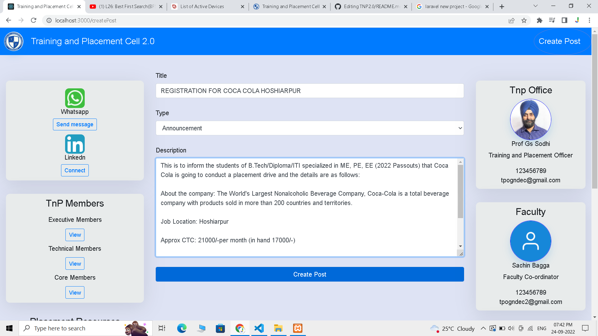 GitHub - 13-Joban/TNP2.0: Tnp Full Stack Website