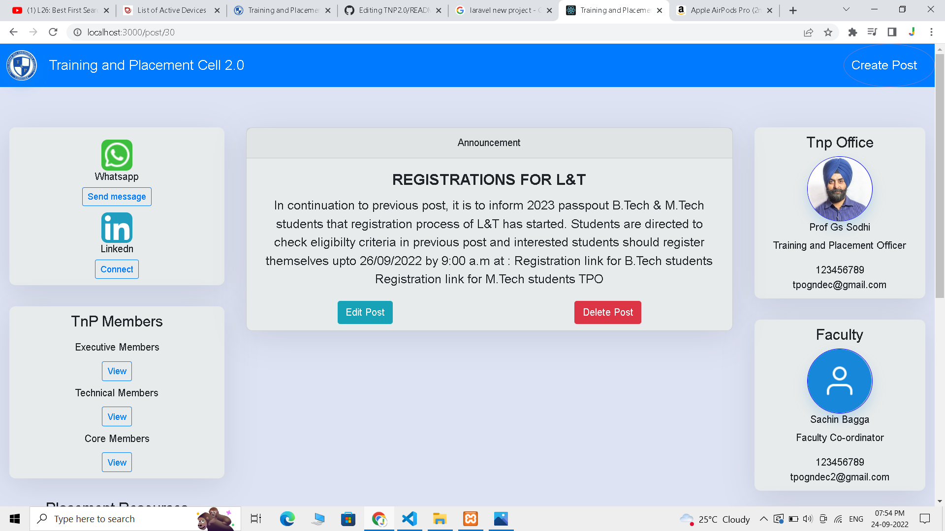 GitHub - 13-Joban/TNP2.0: Tnp Full Stack Website