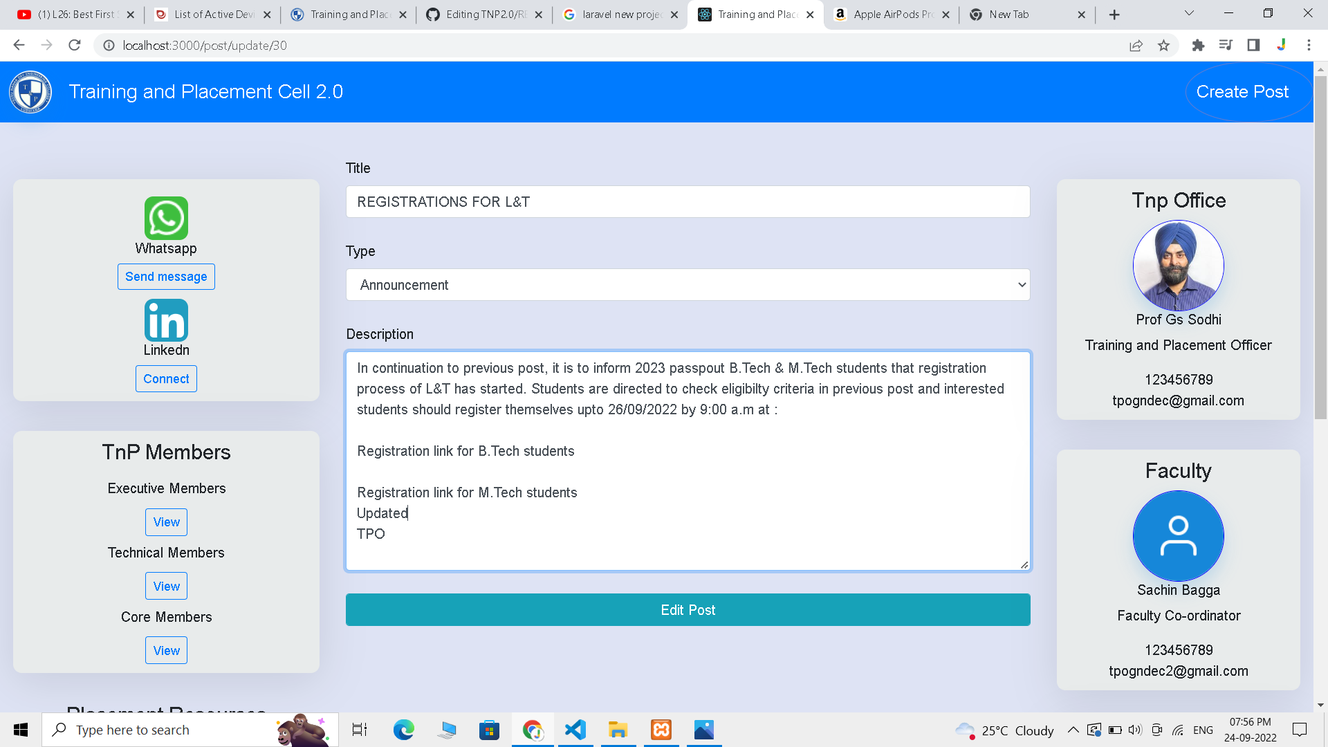 GitHub - 13-Joban/TNP2.0: Tnp Full Stack Website