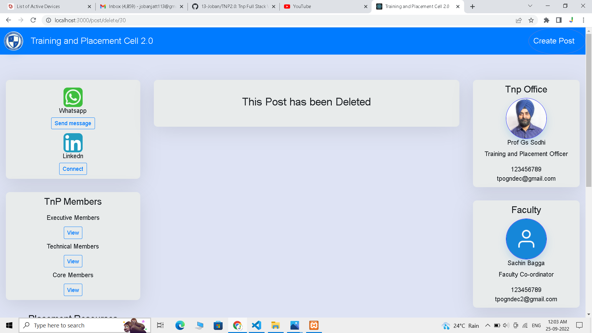 GitHub - 13-Joban/TNP2.0: Tnp Full Stack Website