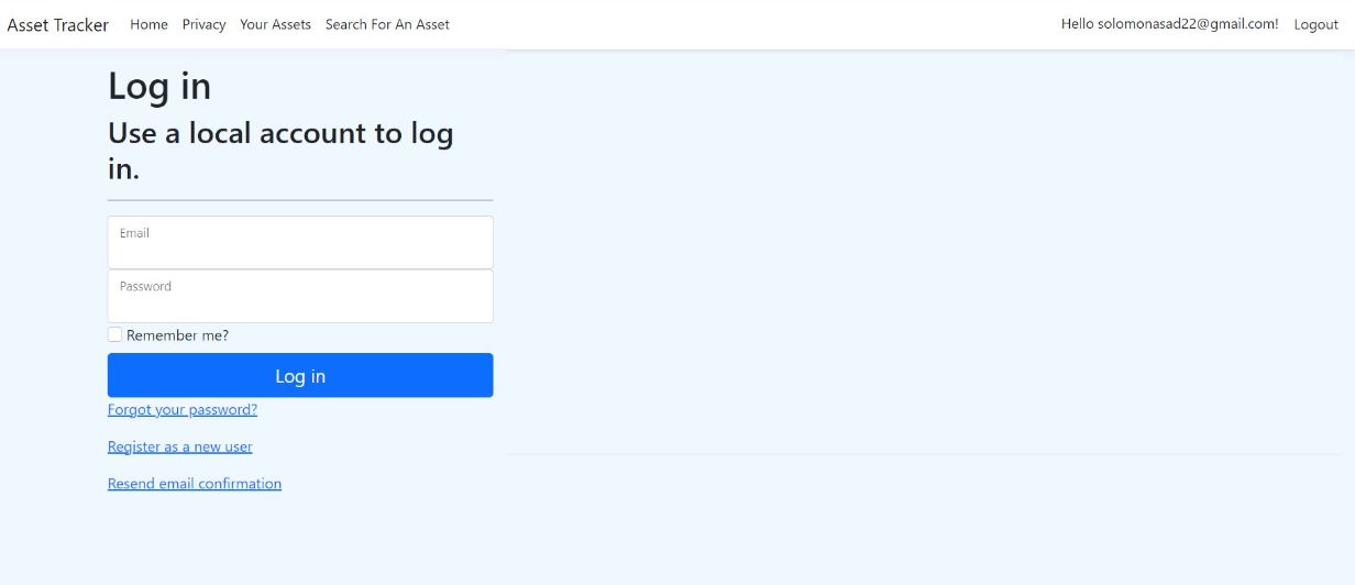GitHub - solomonasad/Asset-Tracker: A CRUD Web App that allows me to track my investments using ...