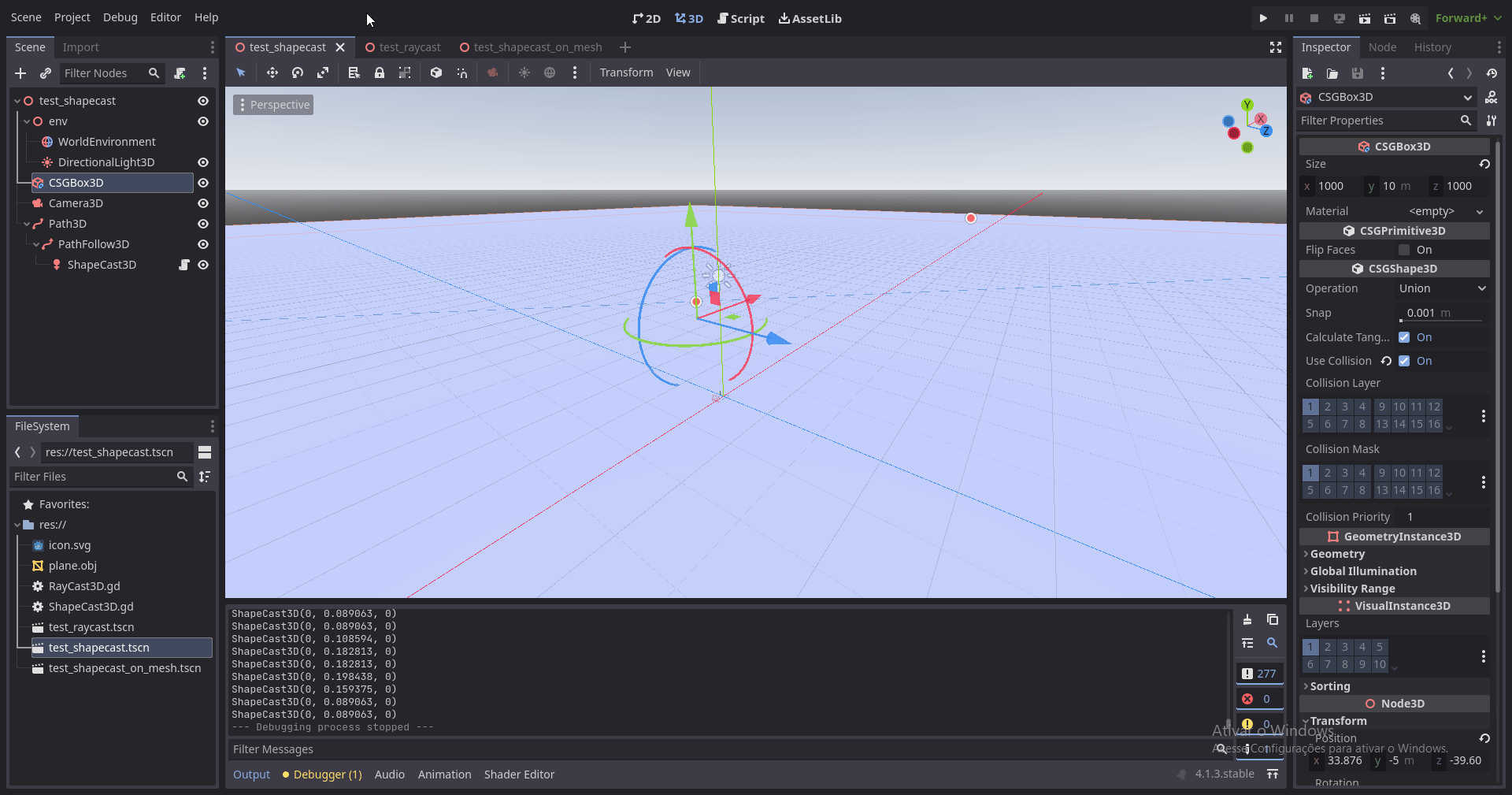 ShapeCast3D has massive accuracy issues · Issue #85314 · godotengine/godot · GitHub