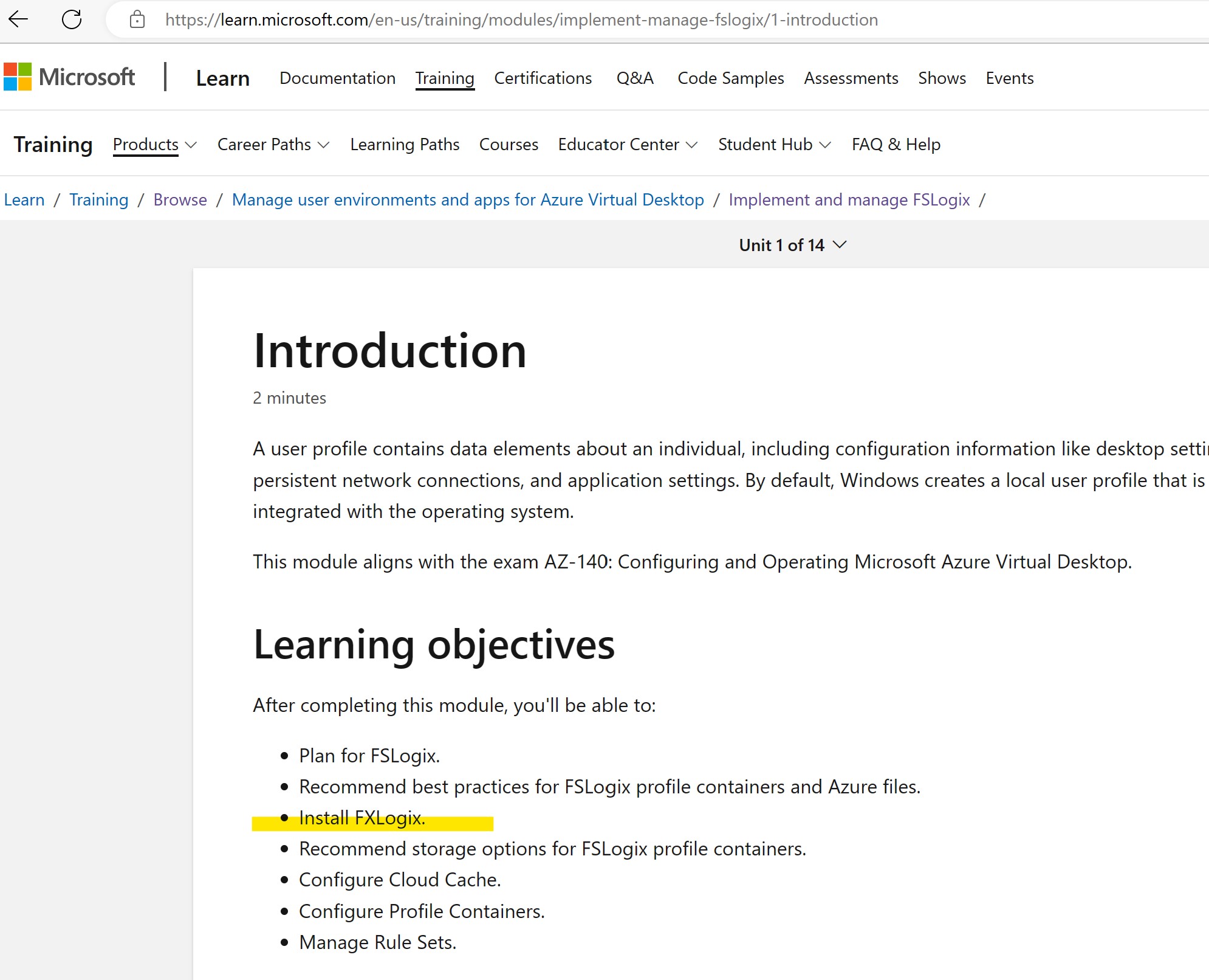 Typo in content · Issue #249 · MicrosoftLearning/AZ-140-Configuring-and ...