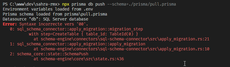 MSSQL missing single quote in dbgenerated datetime with default value · Issue #21618 · prisma ...