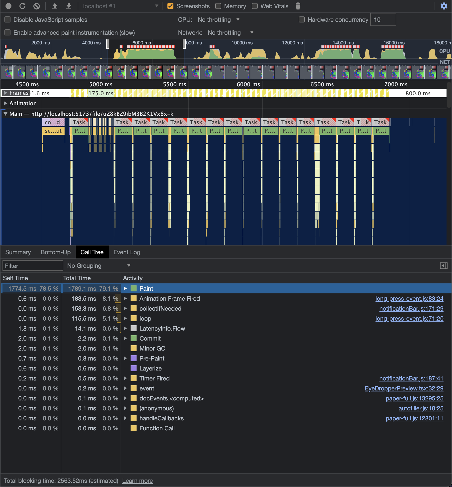 Degraded performance when having more than 1k paths in the viewport · Issue #2023 · paperjs ...