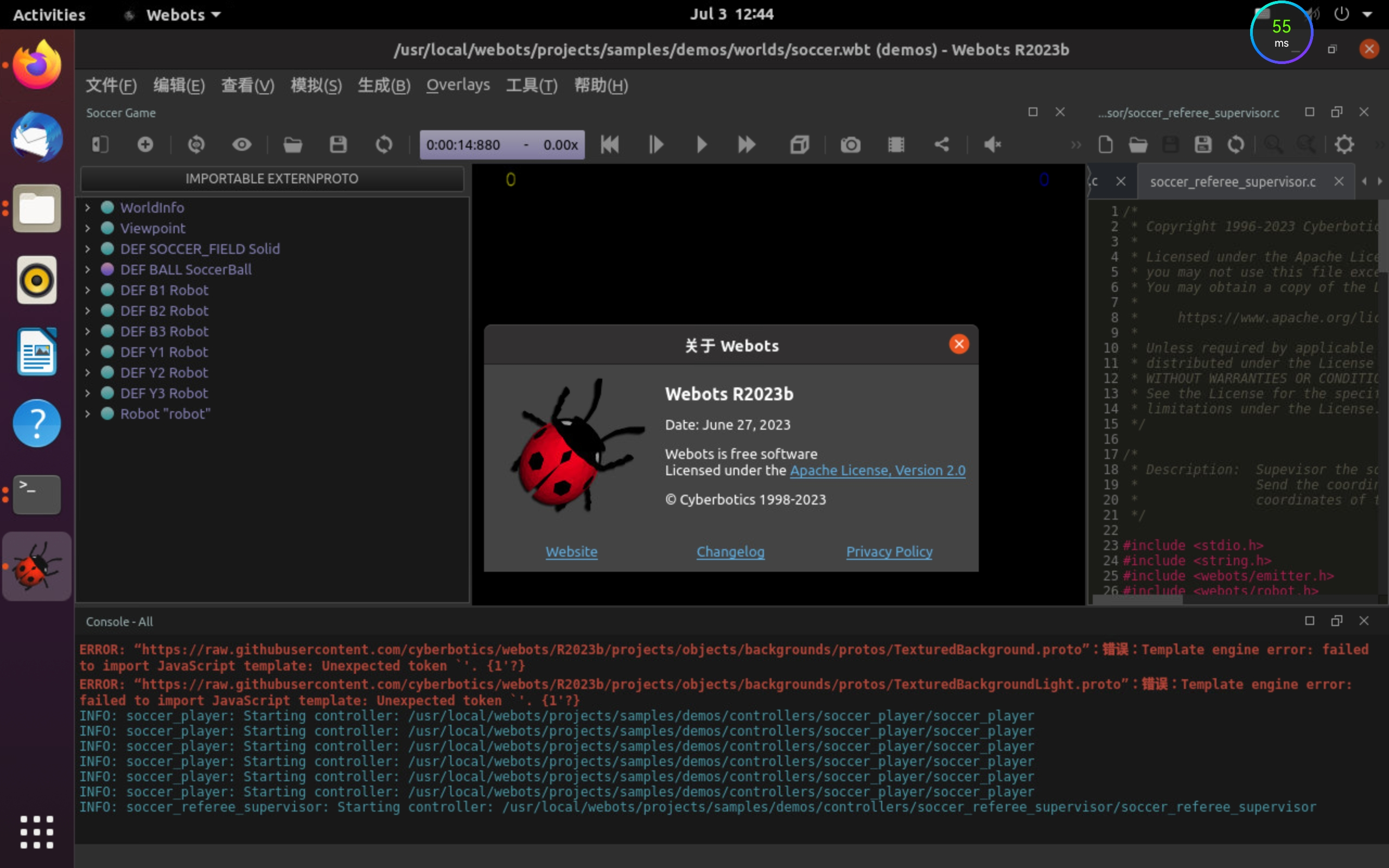 Template importing error when adding new objects On Ubuntu · Issue #6286 · cyberbotics/webots ...