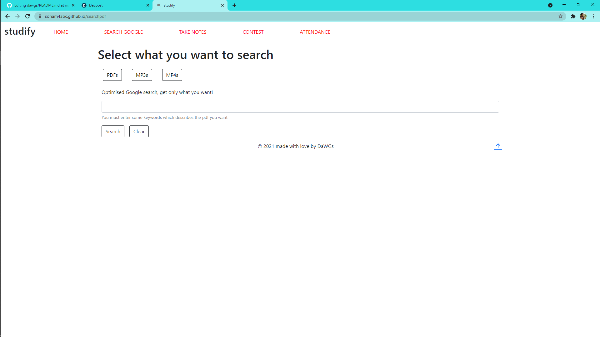 GitHub - soham4abc/dawgs
