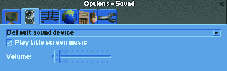 Allow changing music volume from title-screen options · Issue #1625 ...