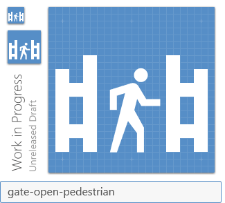 Gate Open In Pedestrian Mode · Issue #7231 · Templarian/MaterialDesign ...
