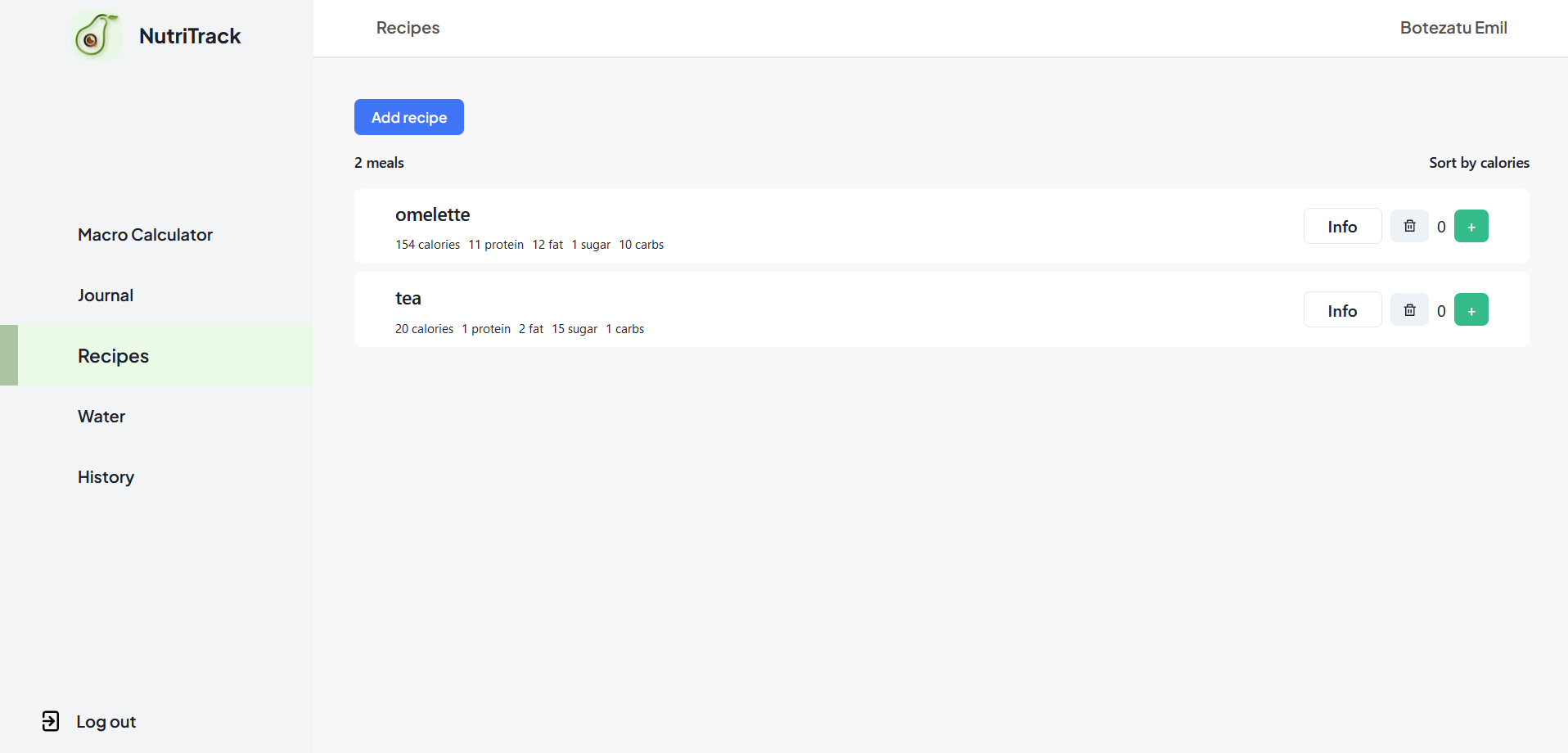 GitHub - botezatuemil/nutrition-tracker