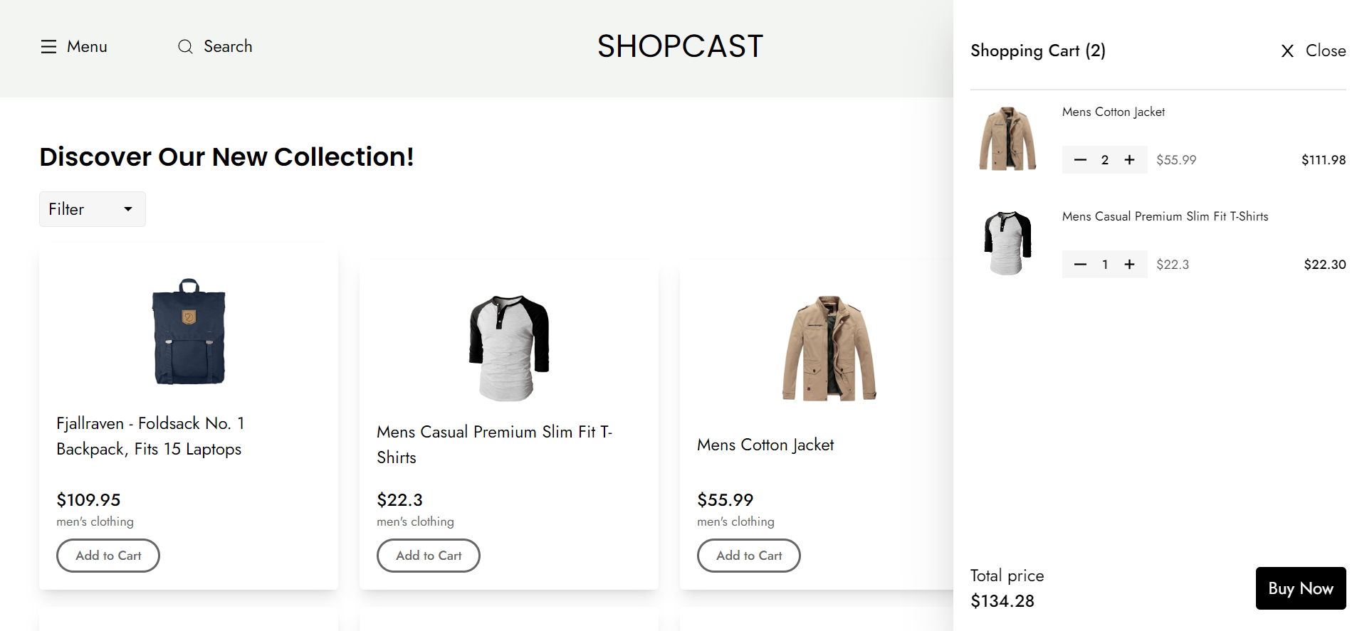 GitHub - botezatuemil/ecommerce: ecommerce frontend consuming fakestoreapi