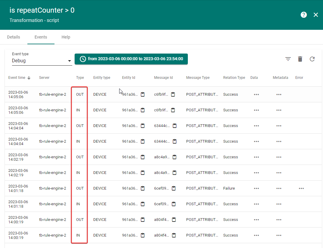 [Question] Different behavior when sending list of telemetries inside rule chains · Issue #8184 ...