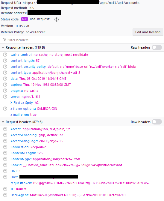 Can't add new account · Issue #2059 · nextcloud/mail · GitHub