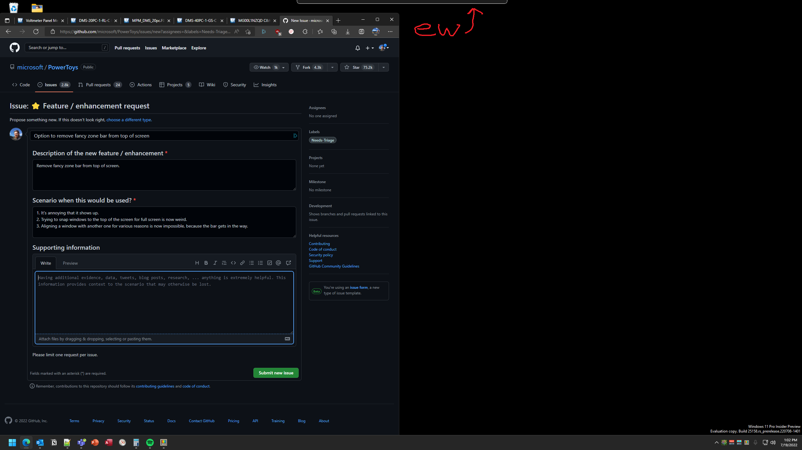 Option to remove fancy zone bar from top of screen · Issue #19535 ...