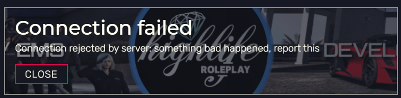 Connection failed · Issue #2678 · Jarrrk/HighLife · GitHub