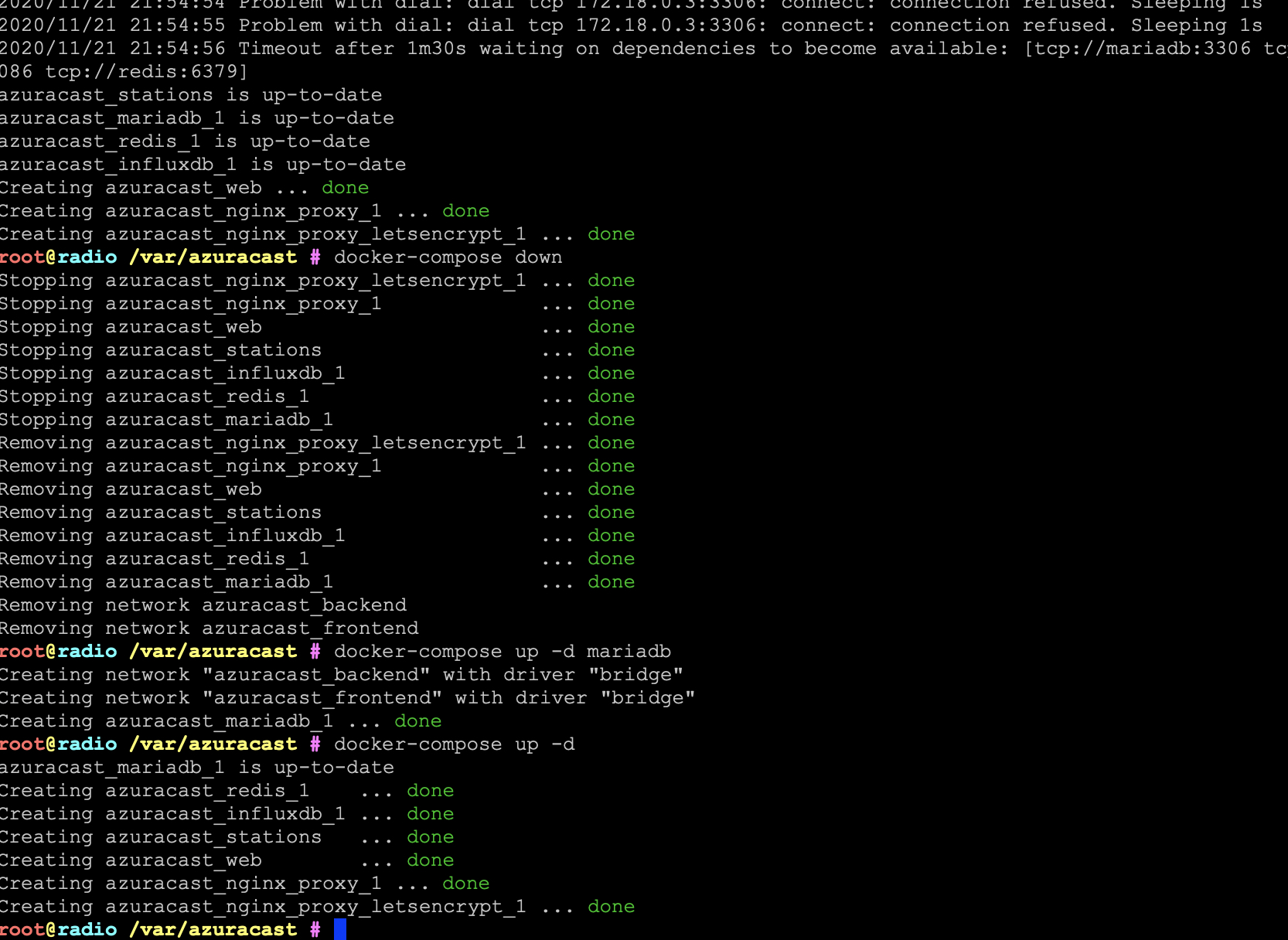 AzuraCast is not installed via Docker on Ubuntu · Issue #3445 · AzuraCast/AzuraCast · GitHub