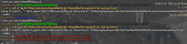 Error with Autobuild · Issue #3013 · kolton/d2bot-with-kolbot · GitHub