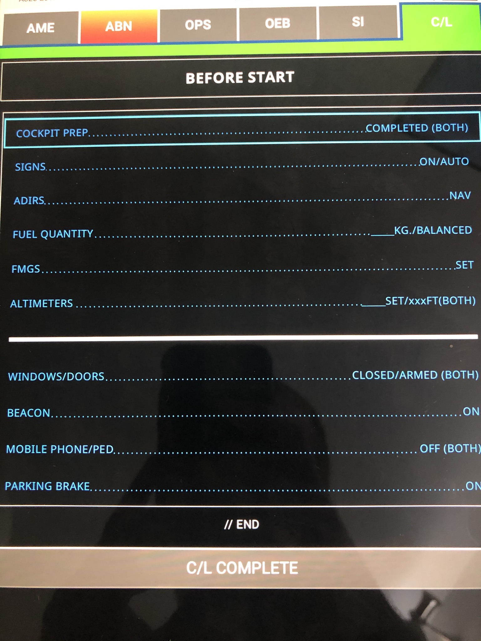 Checklists on EFB · Issue #4443 · flybywiresim/aircraft · GitHub