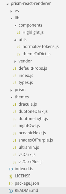 Some Styles Of Prism Is Missing · Issue 119 · React Syntax Highlighterreact Syntax Highlighter