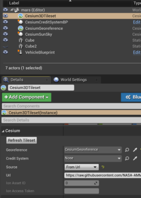 GitHub - 3a1b2c3/CesiumUnrealMars