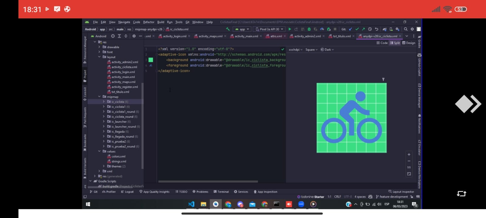 GitHub - Miguel-EMC/CiclistasFinal