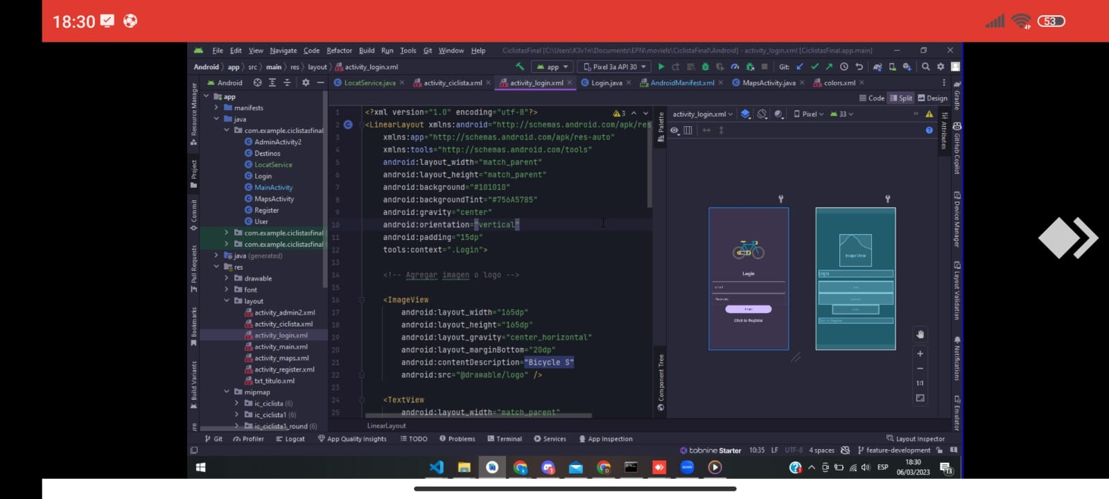 GitHub - Miguel-EMC/CiclistasFinal