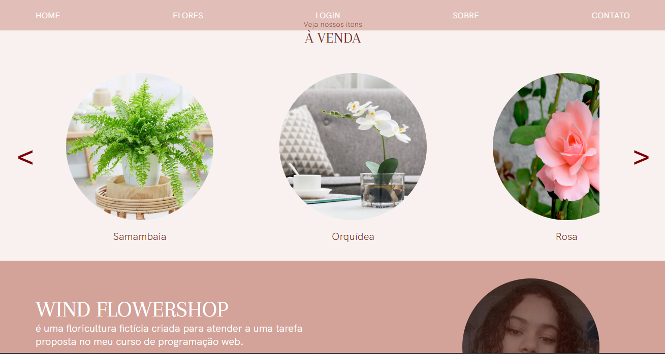 GitHub - winnie-s3/Wind-Flowershop: Website de uma floricultura fictícia | HTML/CSS/JS | 100% ...