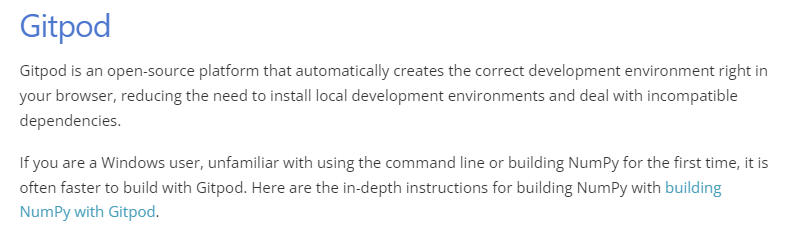 DOC: Link to gitpod instruction on stable docs points to devdocs, leads to 404 · Issue #23786 ...