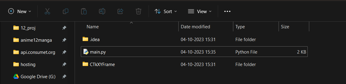 cant find module · Issue #5 · Akascape/CTkXYFrame · GitHub
