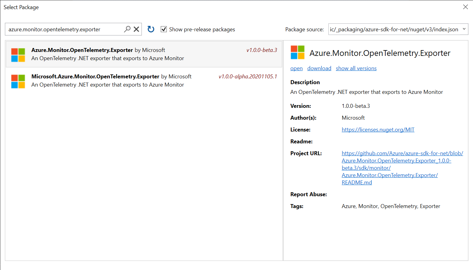 [QUERY] When is the next scheduled release of Azure.Monitor.OpenTelemetry.Exporter lib · Issue ...
