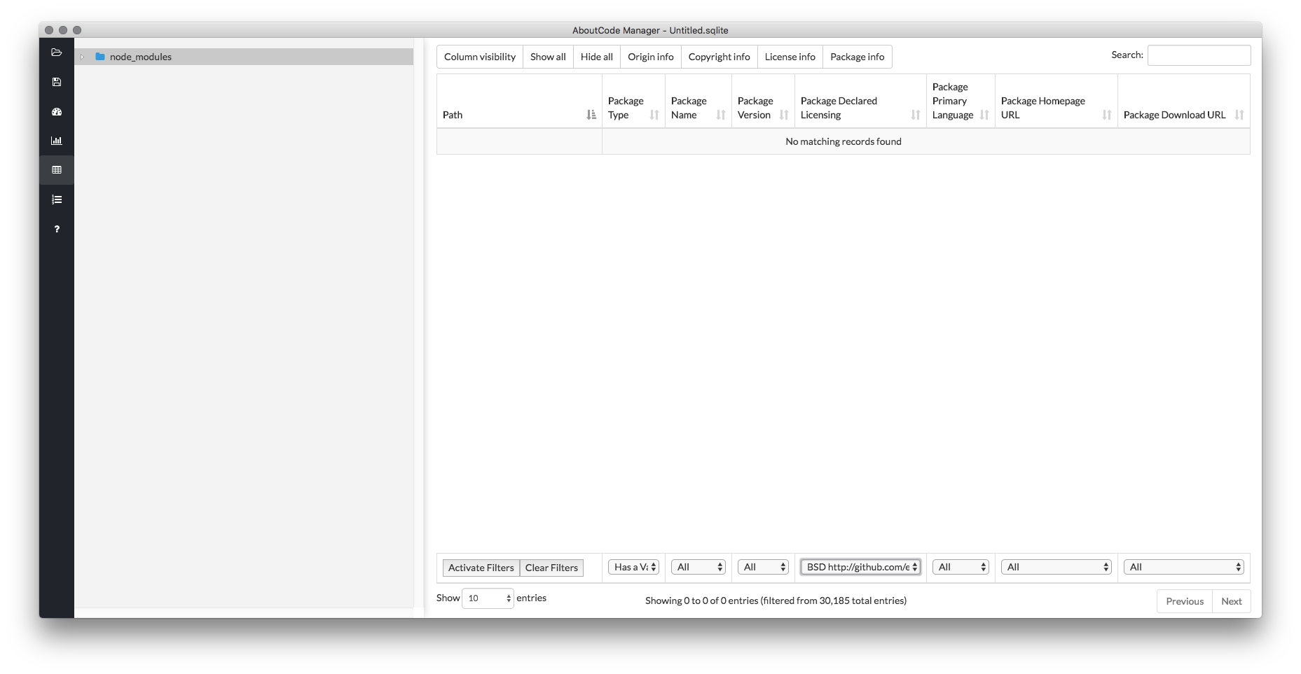 Package Declared Licensing Filter Not Working On Unusual Values Issue 