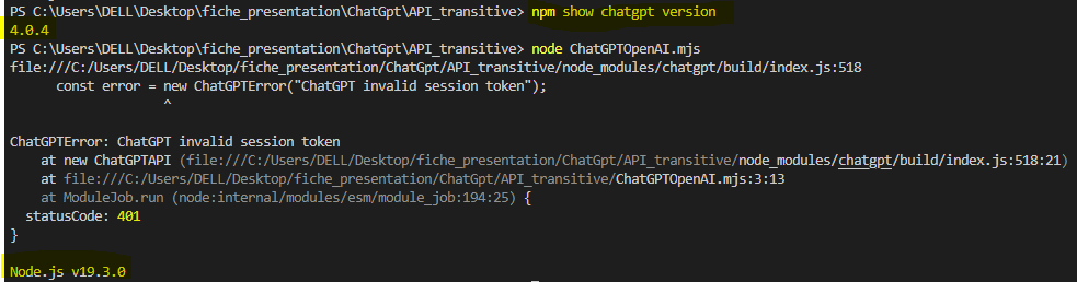 I Get Chatgpterror Chatgpt Invalid Session Token I Am Using A Valid Key From Openai With A