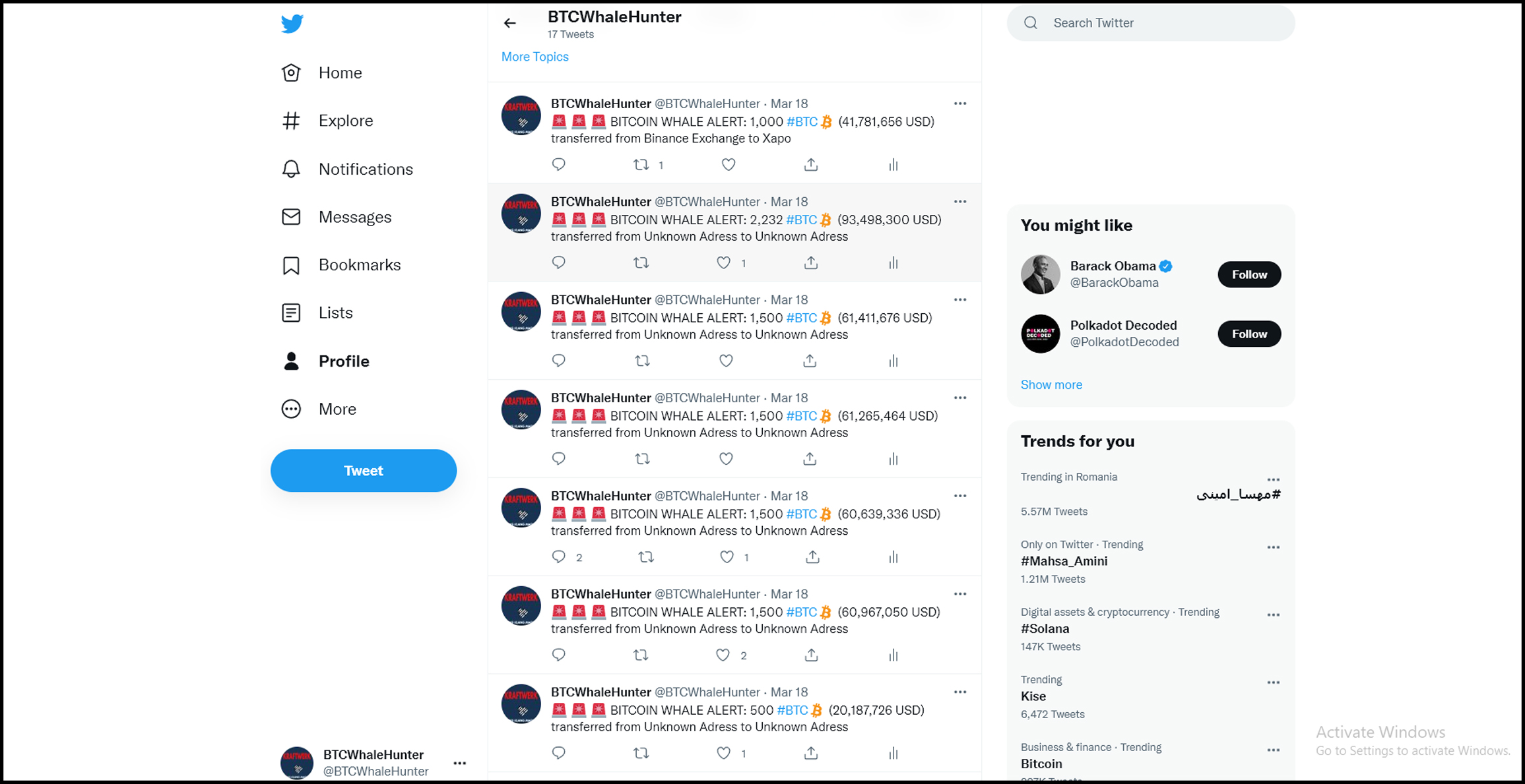 GitHub - Stilledood/BitcoinWhales: A automatic bot that connects to whale-alert API and retrieve ...
